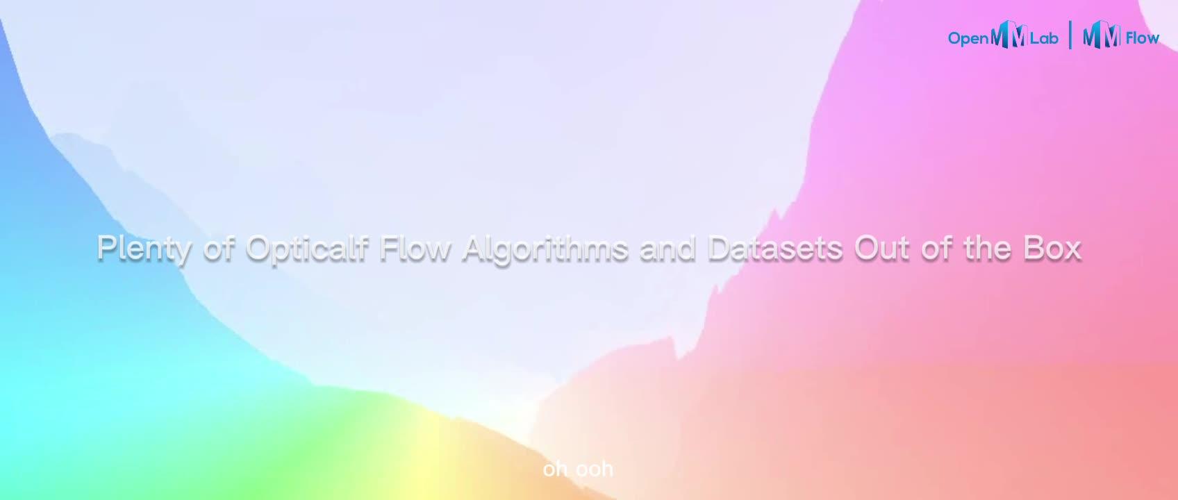 重磅开源！OpenMMLab 光流算法框架：MMFlow - 知乎