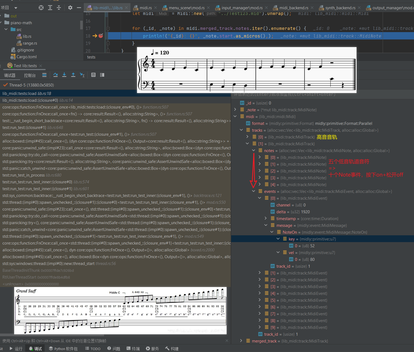 Midi，Piano and Rust - 知乎