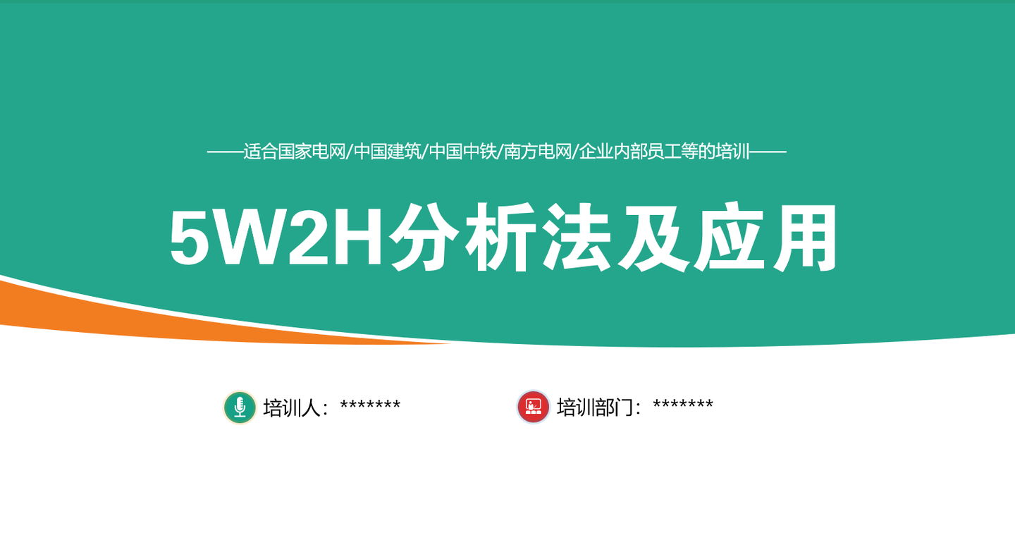 5W2H分析及应用培训PPT：方法解读和应用案例，PPT文档共计35页 - 知乎