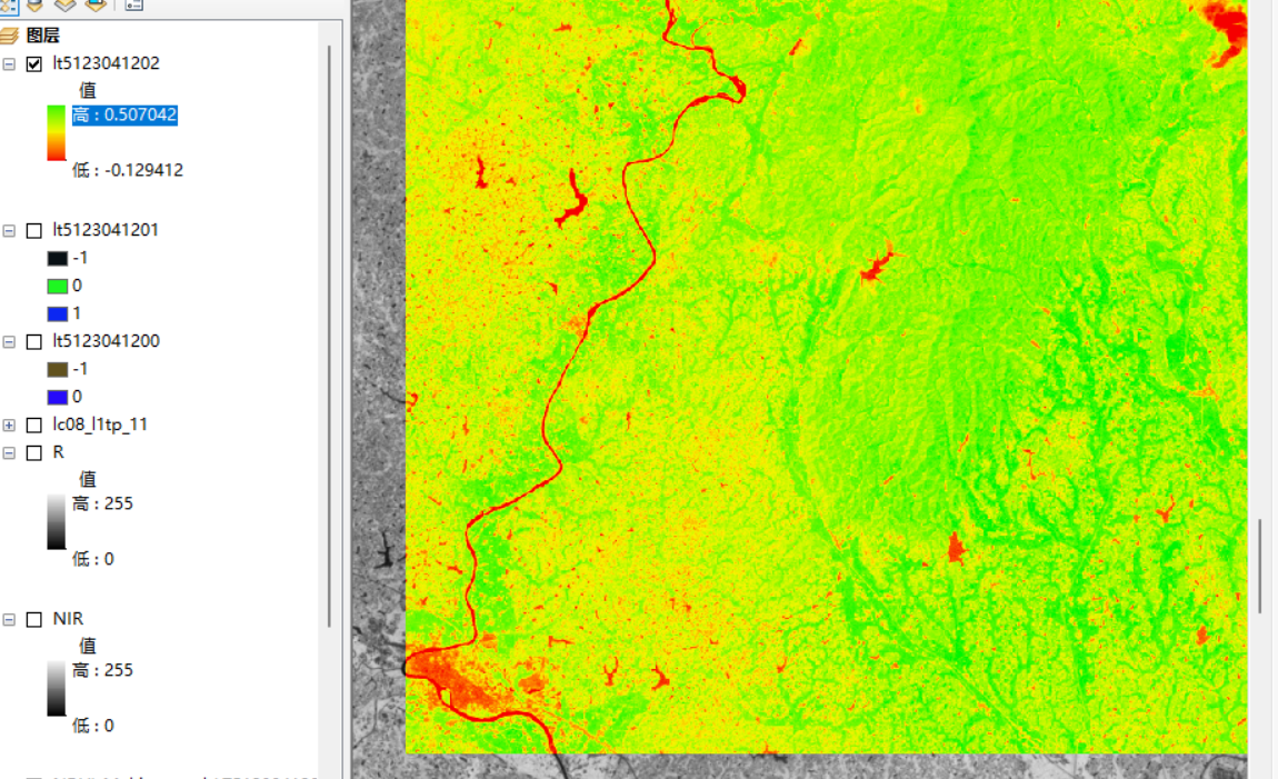 怎么用arcmap计算植被覆盖度时知道NDVI的95%和5%的值？ - 知乎