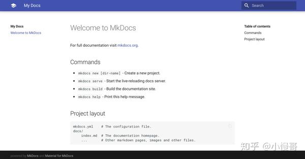 基于mkdocs-material搭建个人静态博客 - 知乎