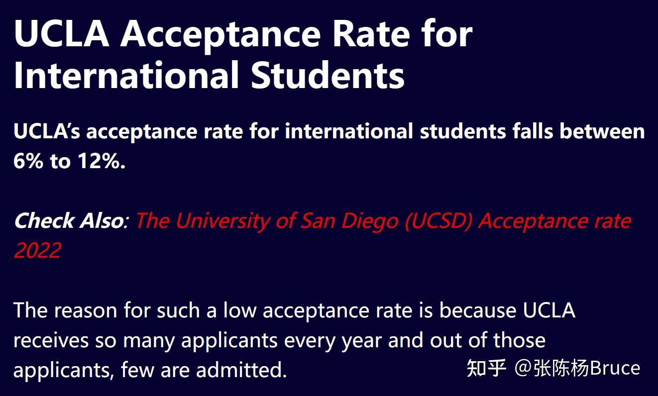 被 UCLA本科录取有多难?（含2023秋季录取中国籍来源统计表 - 知乎