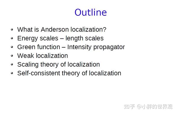 Anderson localization - 知乎