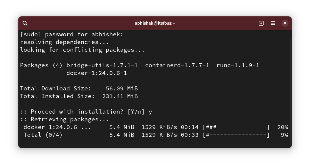 在 Arch Linux 上安装 Docker Linux 中国 知乎