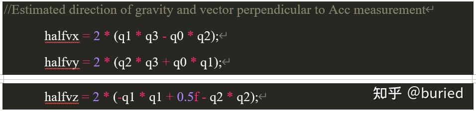 Mahony互补滤波算法及PI参数调节 - 知乎