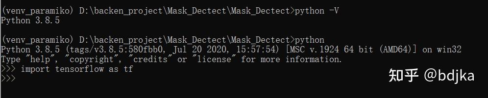 Python3.8.5安装tensorflow - 知乎