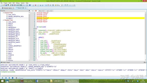 Proteus8.9 Keil仿真STM32F103R6系列_023_ili9340 16BUS - 知乎