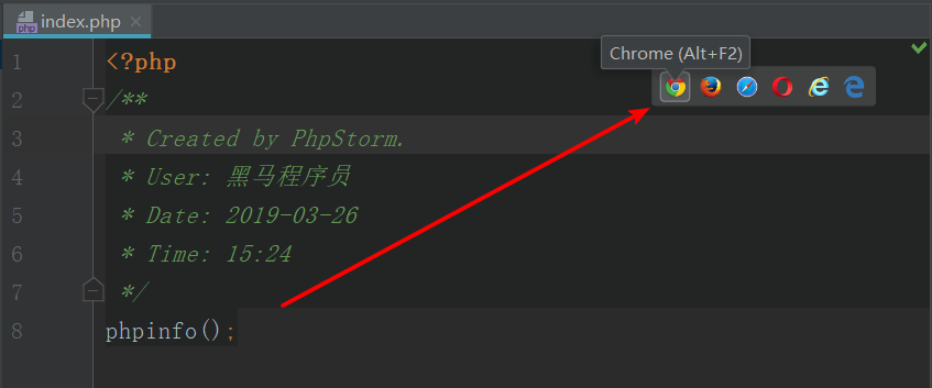 PHPstorm设置浏览器打开代码 - 知乎