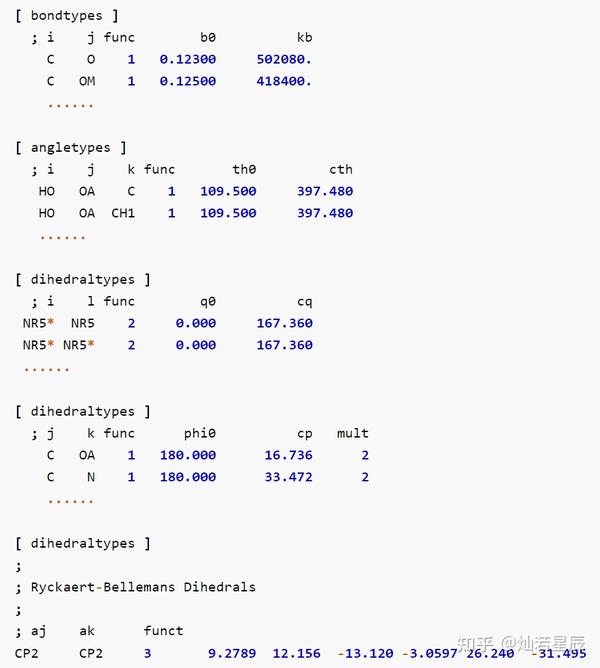 Gromacs拓扑文件笔记 - 知乎