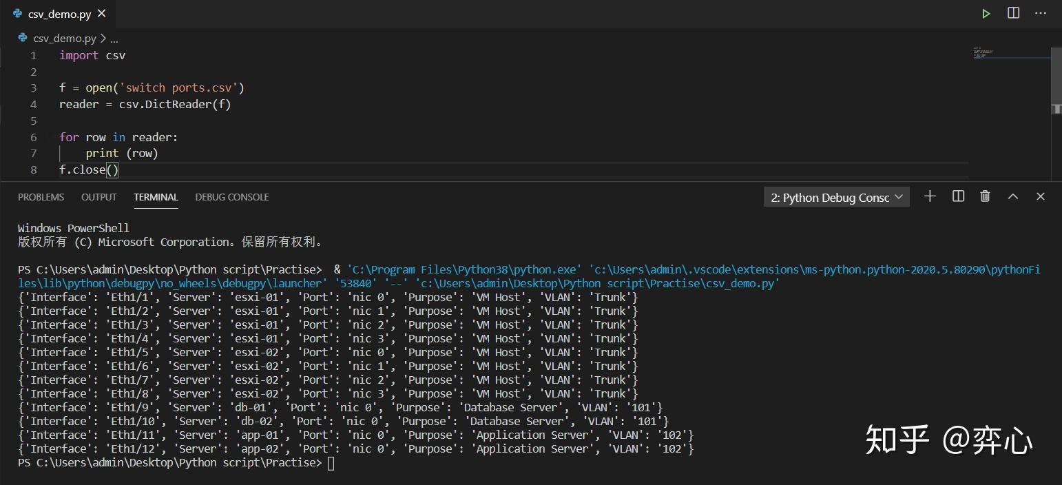 网络工程师的Python之路 -- 浅谈CSV和Jinja2 - 知乎