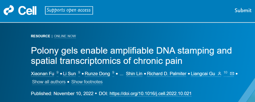 《Cell》华盛顿大学：Polony凝胶可实现慢性疼痛的可扩增DNA标记和空间转录组学 - 知乎