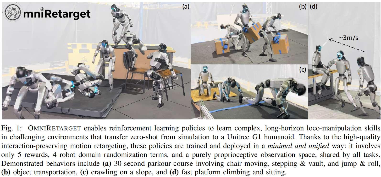 亚马逊&MIT打造OmniRetarget | 从“脚滑穿透”到“30 秒障碍跑”， 人形机器人交互新突破 - 知乎