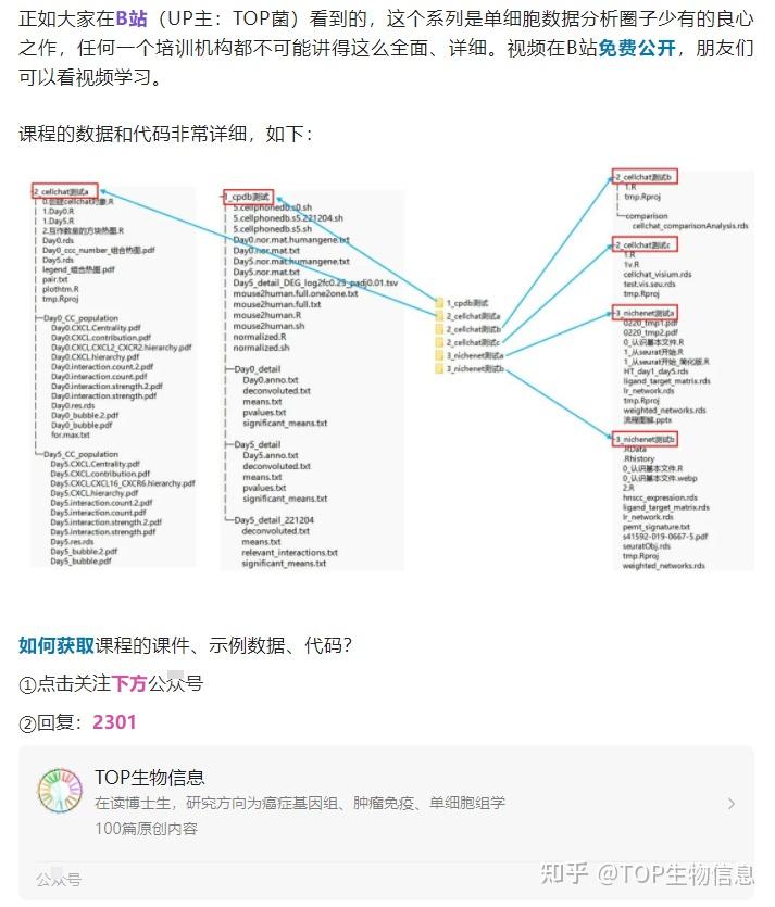 全网最系统的单细胞测序细胞互作 细胞通讯分析课程 知乎