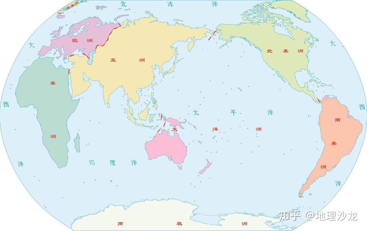 我们看世界地图，亚洲明明位于地图西边，为什么说位于东半球呢？ - 知乎