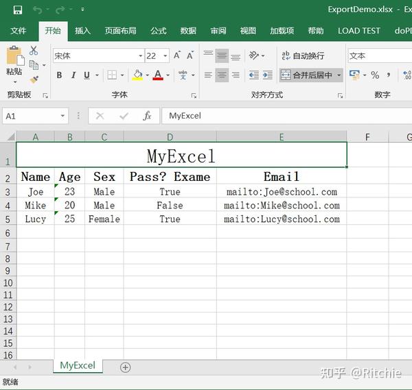WPF 导出DataGrid内容到Excel文件 - 知乎