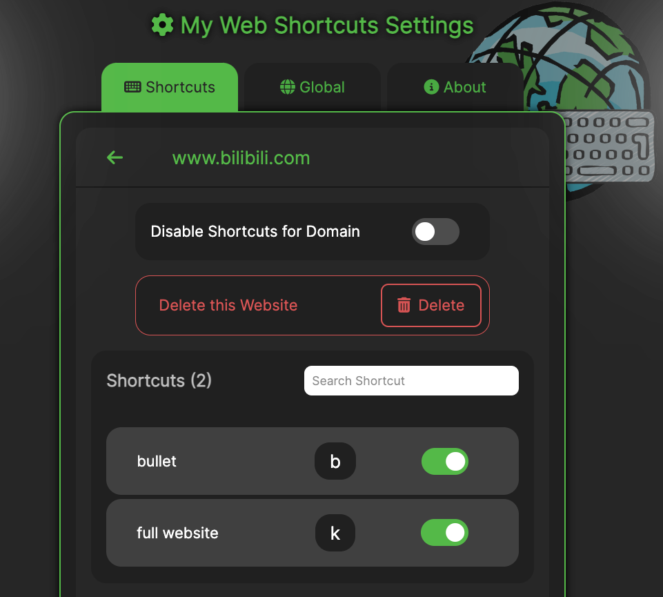 有意思的网页快捷键设置插件-My Web Shortcuts - 知乎