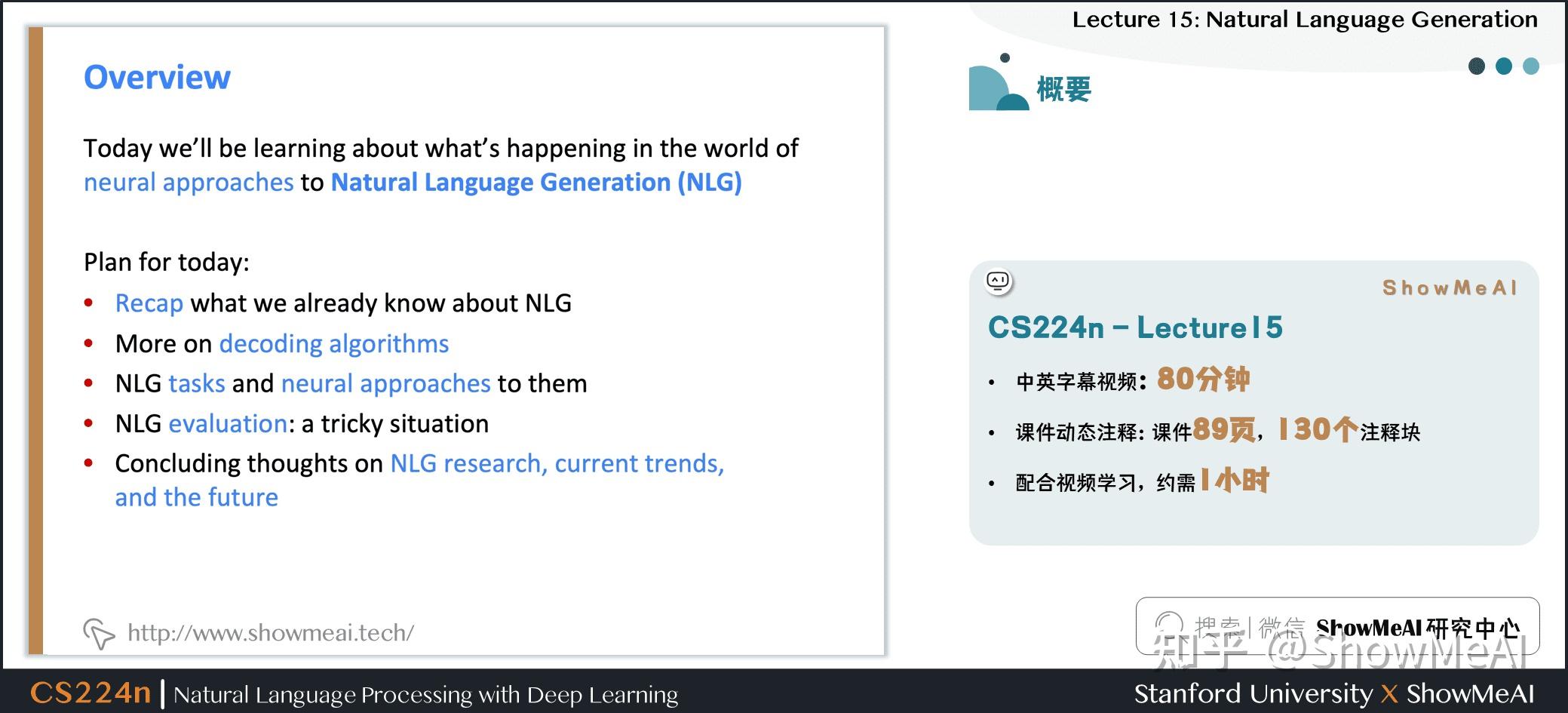 斯坦福NLP名课带学详解 | CS224n 第15讲 - NLP文本生成任务（NLP通关指南·完结🎉） - 知乎