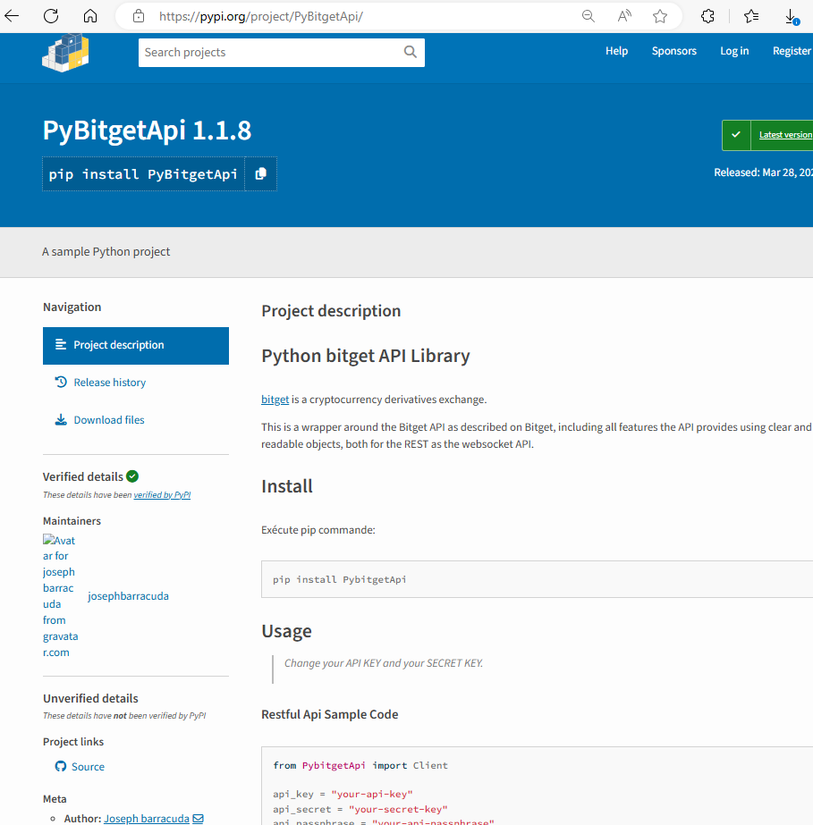SBOM情报预警 | 恶意Py包劫持数字货币平台API SDK开展远控木马投毒 - 知乎