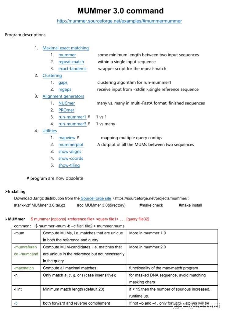MUMmer- 全基因组比对神器 - 知乎