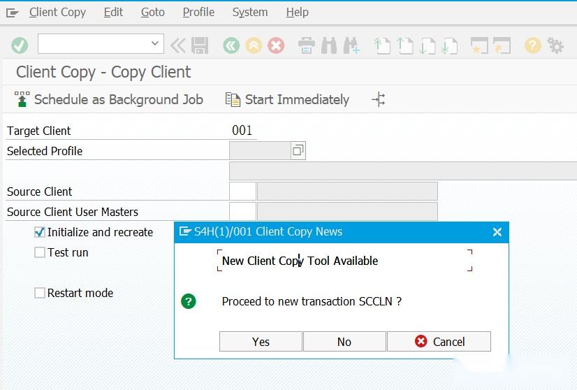 SAP S4HANA 2022安装记录：8. 复制Client - 知乎