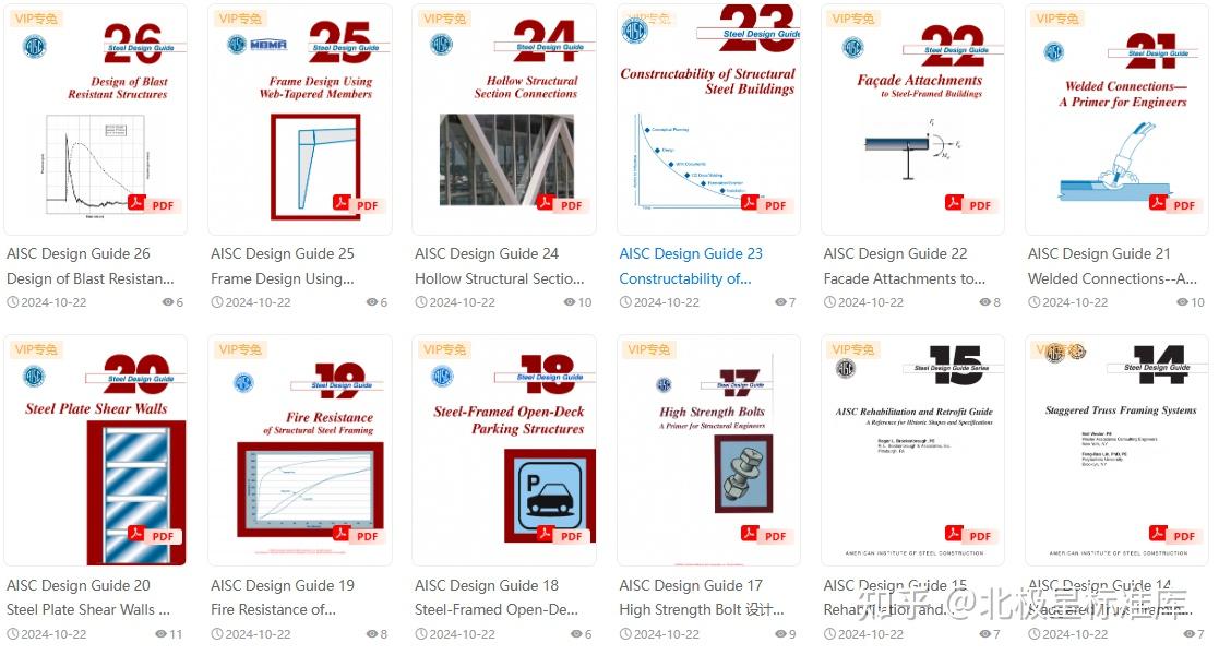 【标准分享】AISC Design Guide 钢结构设计技术指南全套标准 - 知乎