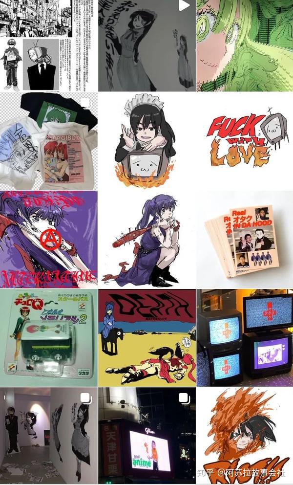 潮流插画师Jun Inagawa与他的二次元艺术 - 知乎