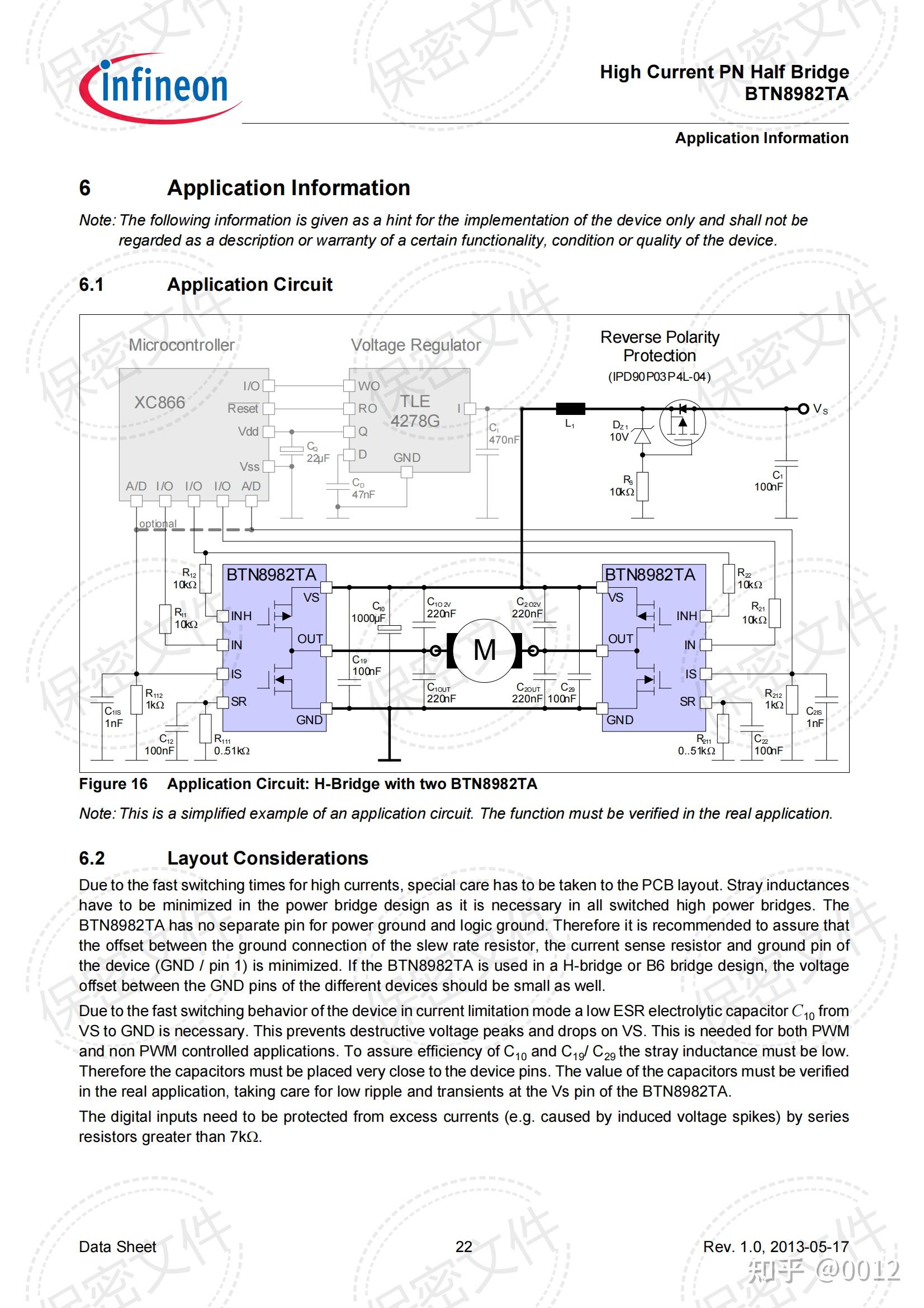 汽车电机驱动芯片BTN8982TA高电流PN半桥引脚资料 - 知乎