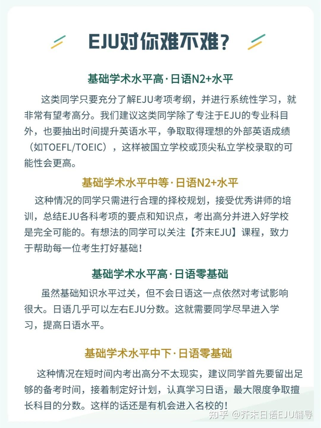 如何判断EJU考试对你来说「难不难」 - 知乎