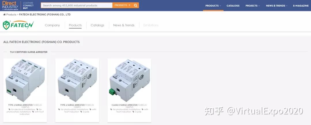 工业B2B平台 | 《来自Directindustry的客户，忠诚度高，下单后有返单，还有转介绍》-佛山市法特格防雷电子有限公司 - 知乎