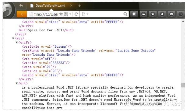Word控件Spire.Doc 转换教程(二十)：在 C#、VB.NET 中将 Word 转换为 Word XML - 知乎