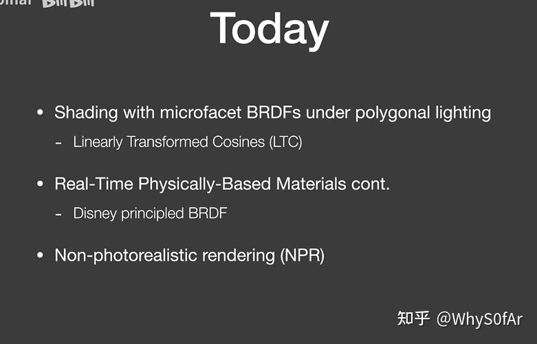 GAMES202 高质量实时渲染笔记Lecture11：Real-Time Physically-Based Materials (Surface models cont.) - 知乎