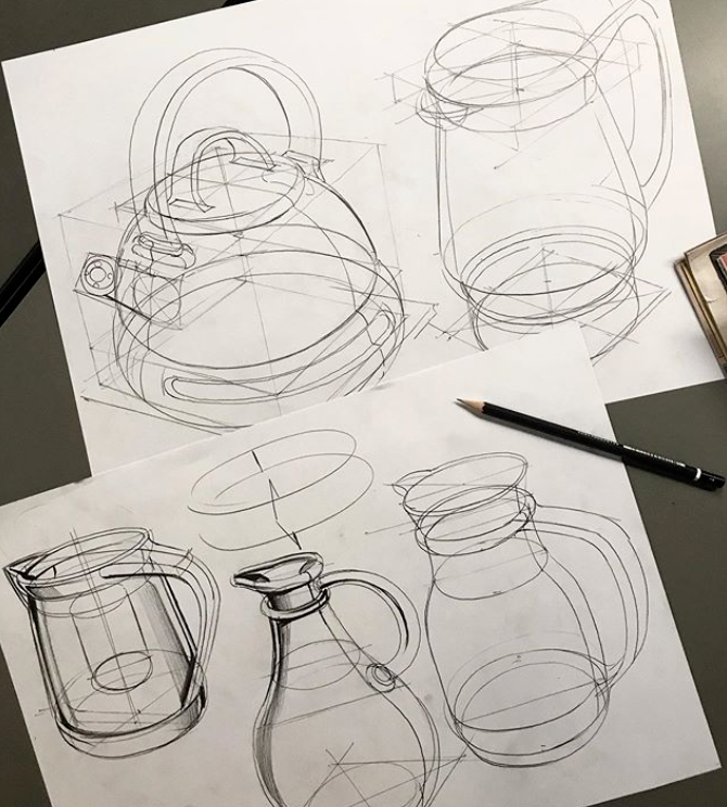 产品手绘素材丨200张国外设计师beginace手绘草图 - 知乎