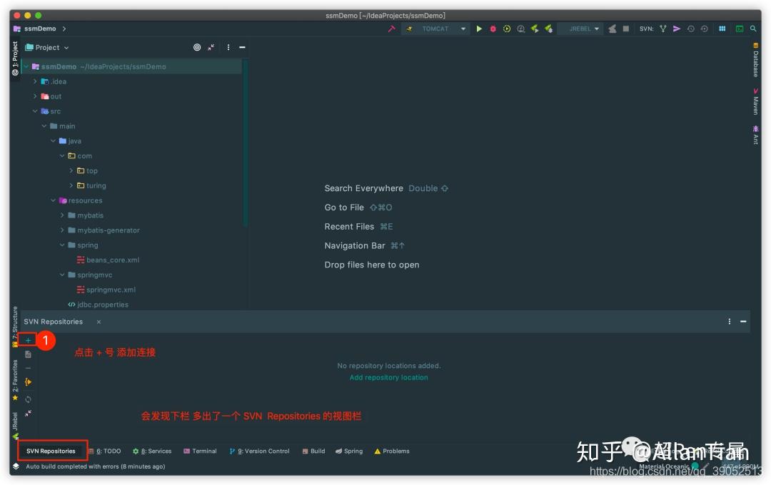 如何使用idea将代码提交至svn 知乎