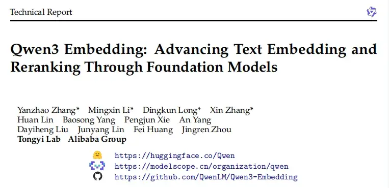Qwen3有新成员了！Qwen3 Embedding & Reranker发布 - 知乎