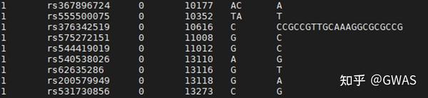 GWAS基因型文件介绍——plink文件 - 知乎