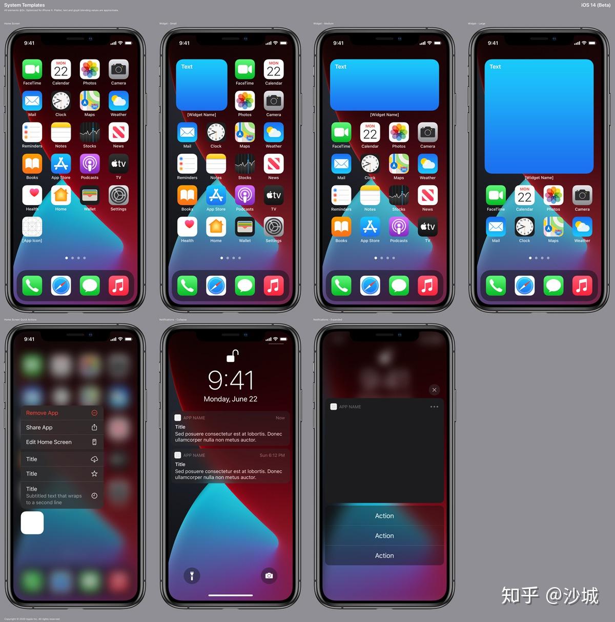 IOS14版UI元素，官方PSD和AdobeXD素材 - 知乎