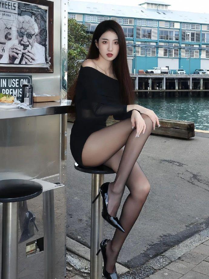 黑丝+黑色包臀裙丨170cm 53kg服饰搭配 - 知乎