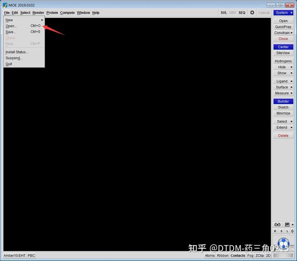 计算机辅助药物设计的基础操作（MOE） - 知乎
