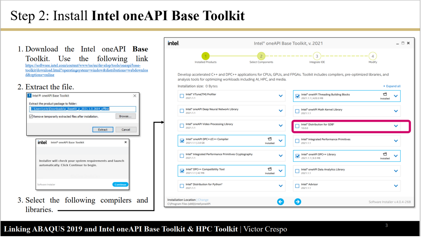 关联 ABAQUS 2019/2020 和 Intel oneAPI Base Toolkit(Fortran compiler) 用于子程序开发（非原创） - 知乎