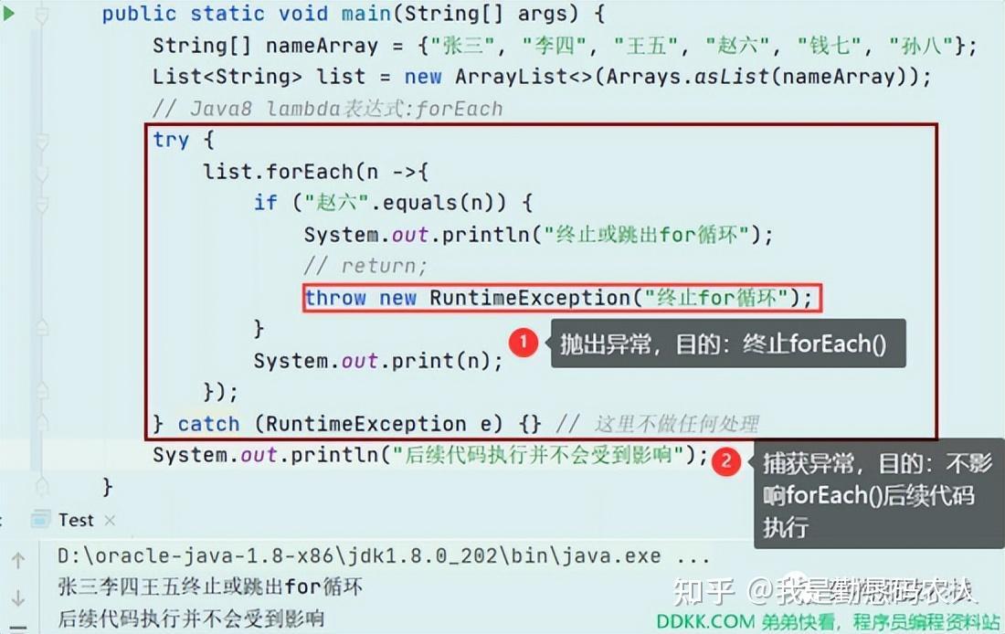 Java8 Lambda 表达式中的 forEach 如何提前终止？ - 知乎