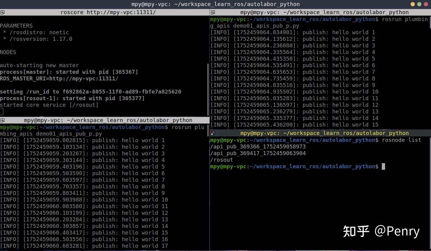 AutoLabor-ROS-Python 学习记录——第三章 ROS通信机制 - 知乎