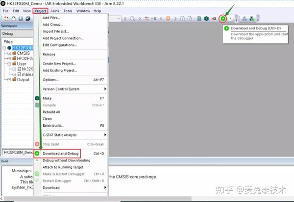 用IAR EWARM如何开发航顺HK32F030M微处理器？ - 知乎