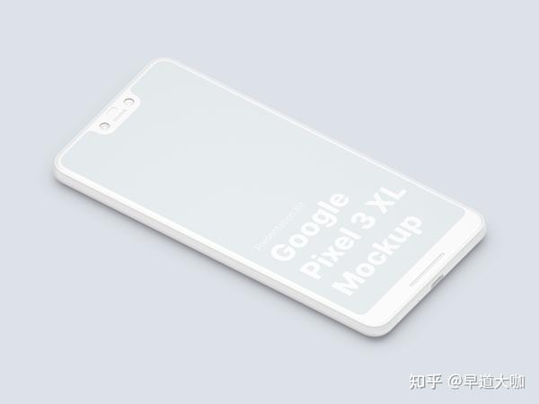 高质量谷歌Google Pixel 3手机屏幕APP界面设计演示样机 Google Pixel 3 XL Mockups - 知乎