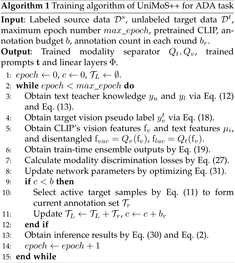 IEEE TPAMI | 超越“模态鸿沟”：电子科技大学等提出统一模态分离框架，UDA性能与效率双提升 - 知乎
