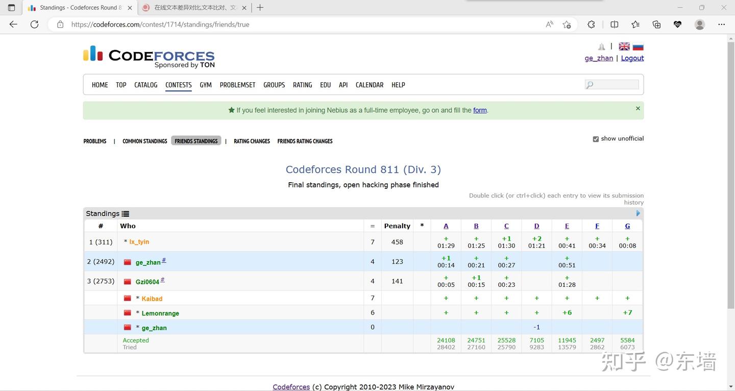 连续十天vp codeforces(div3)打卡计划 - 知乎