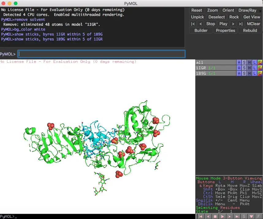 使用 PyMOL 可视化蛋白质-蛋白质对接 - 知乎
