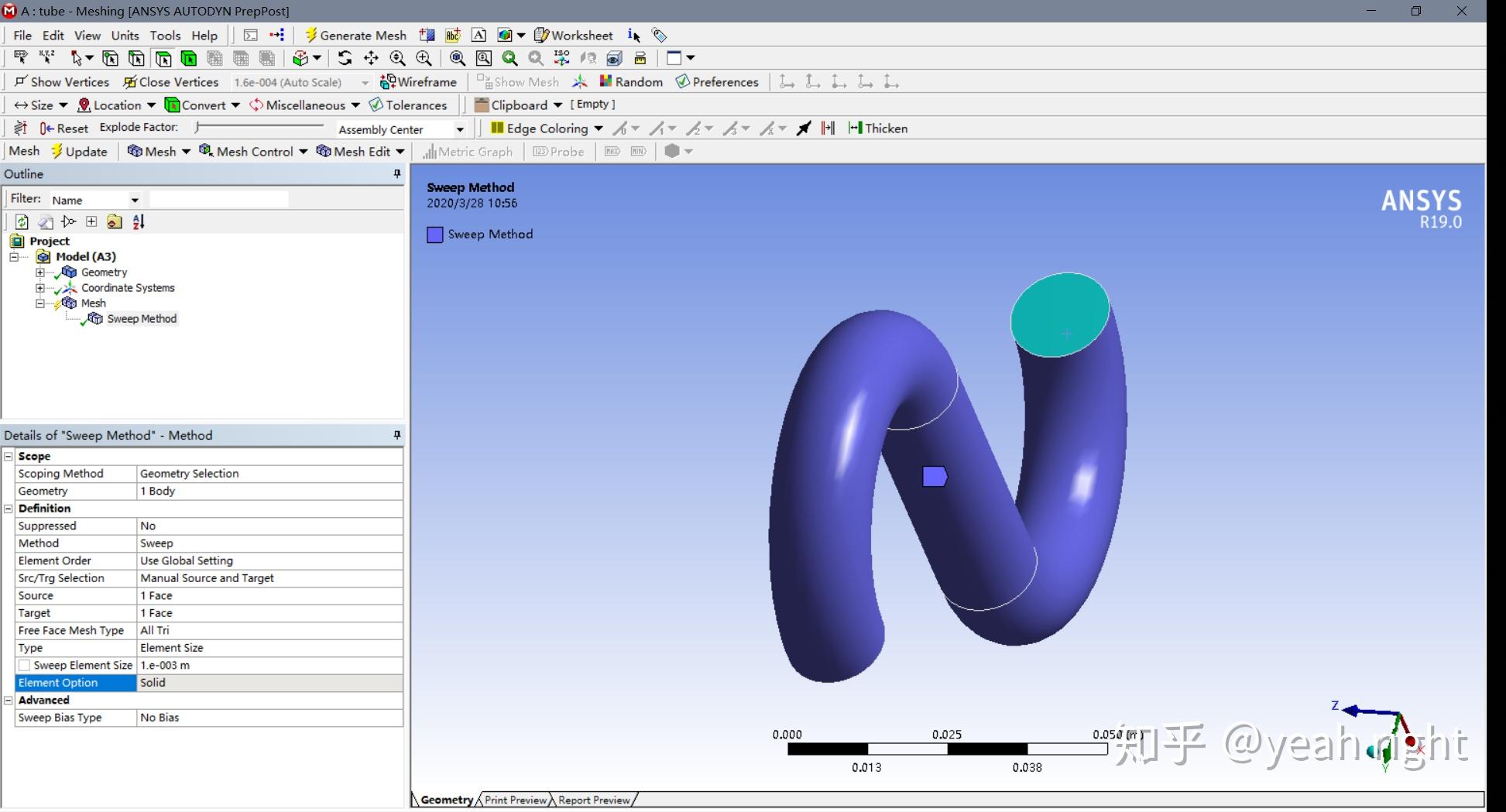 Fluent案例2【三维·管内湍流流动】 - 知乎