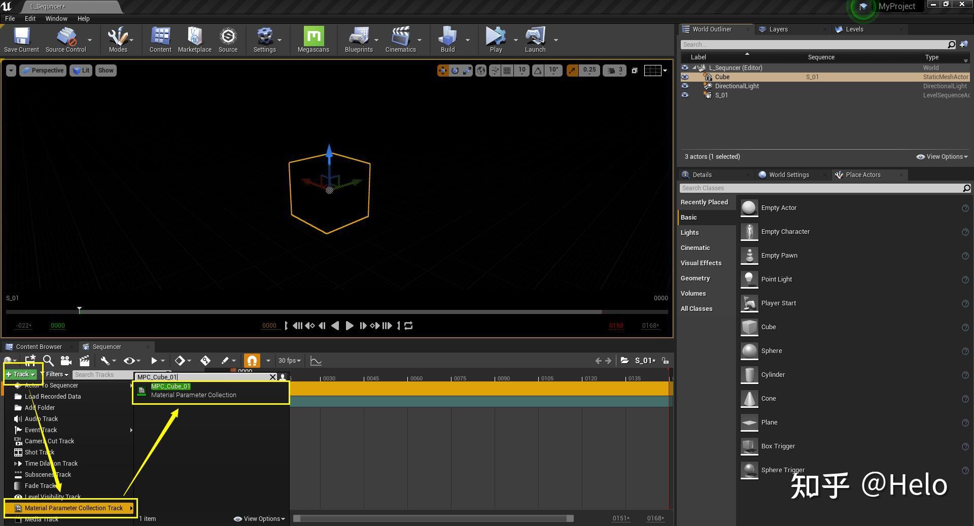 UE4中的动画编辑器 —— Sequencer in UE4 - 知乎