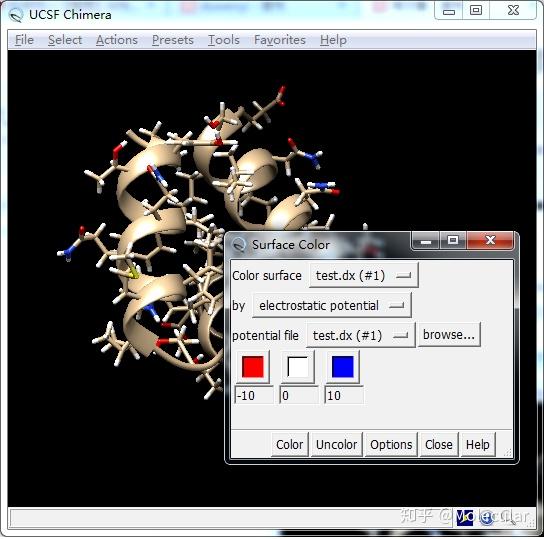 计算生物大分子表面静电势_APBS工具 - 知乎