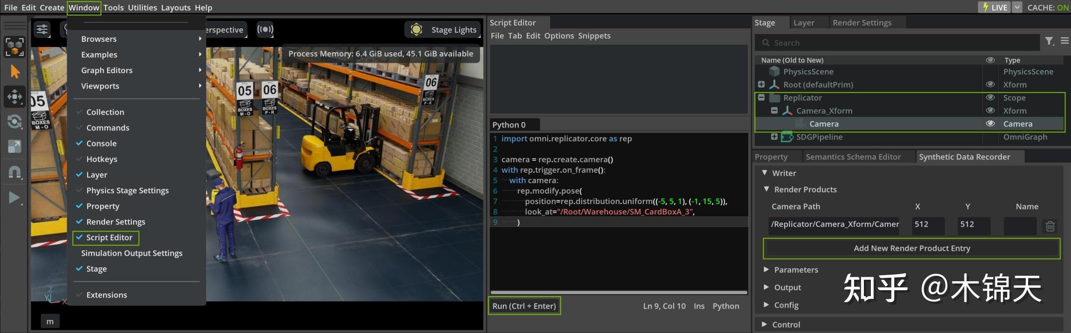 【Isaac Sim 4.5.0】Replicator - Synthetic Data Recorder - 知乎